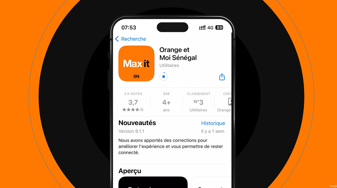 Comment télécharger l’App Max it ? | Orange SN